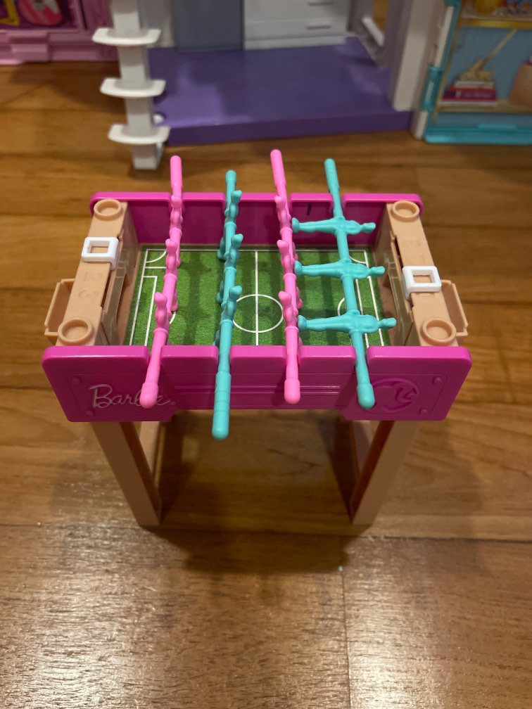 Barbie Foosball Table, Hobbies & Toys, Toys & Games on Carousell