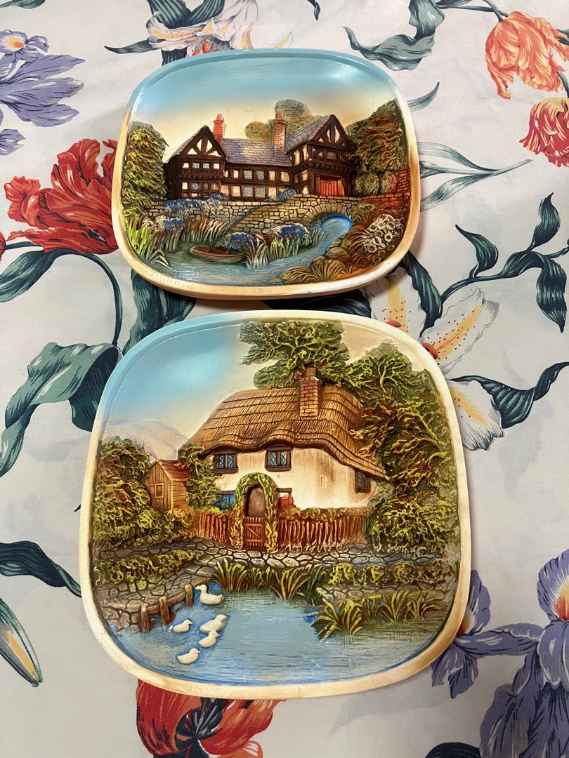 Beautiful hand painted brick wall art Made in England, Furniture & Home ...