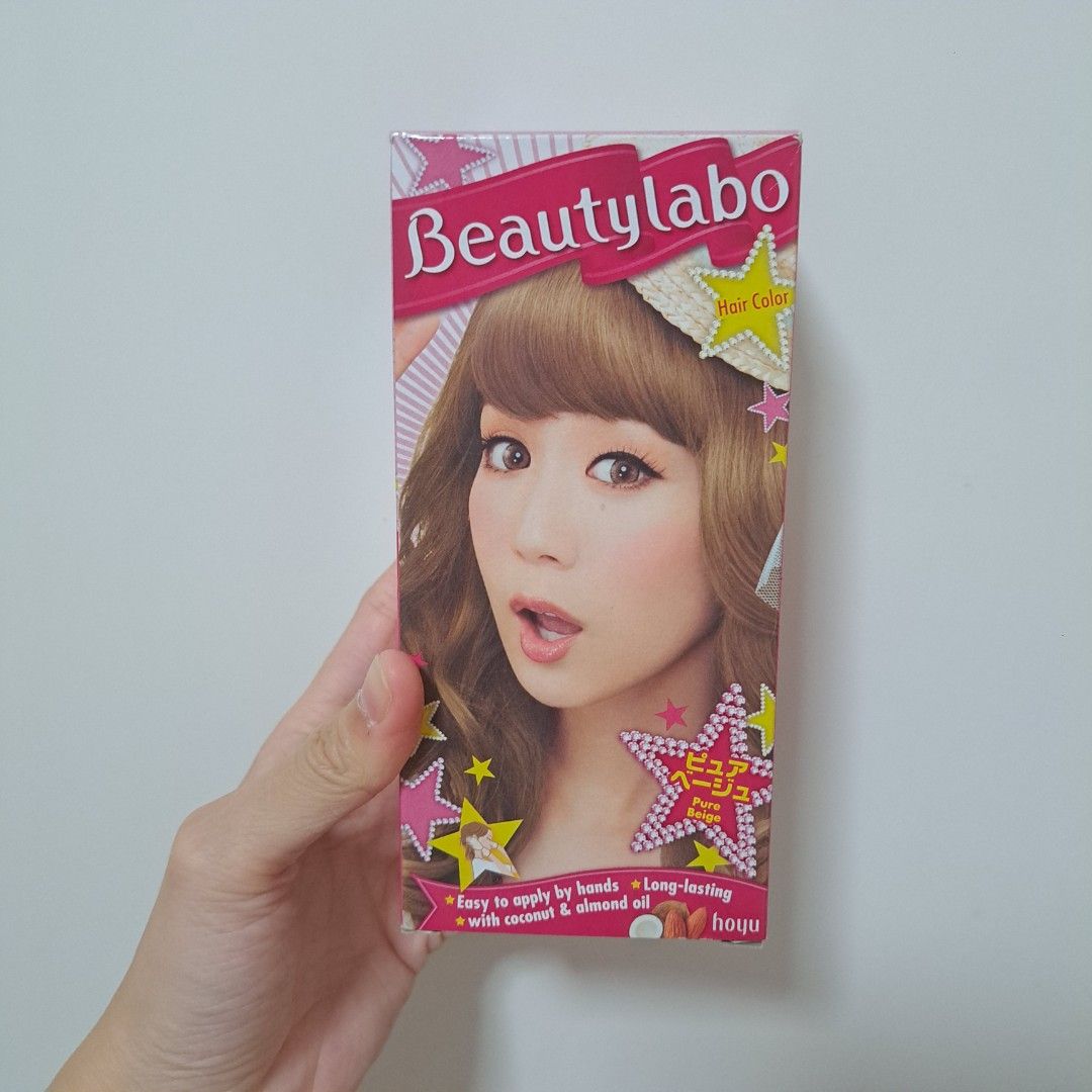 Beautylabo Hair Dye Pure Beige, Beauty & Personal Care, Hair on Carousell