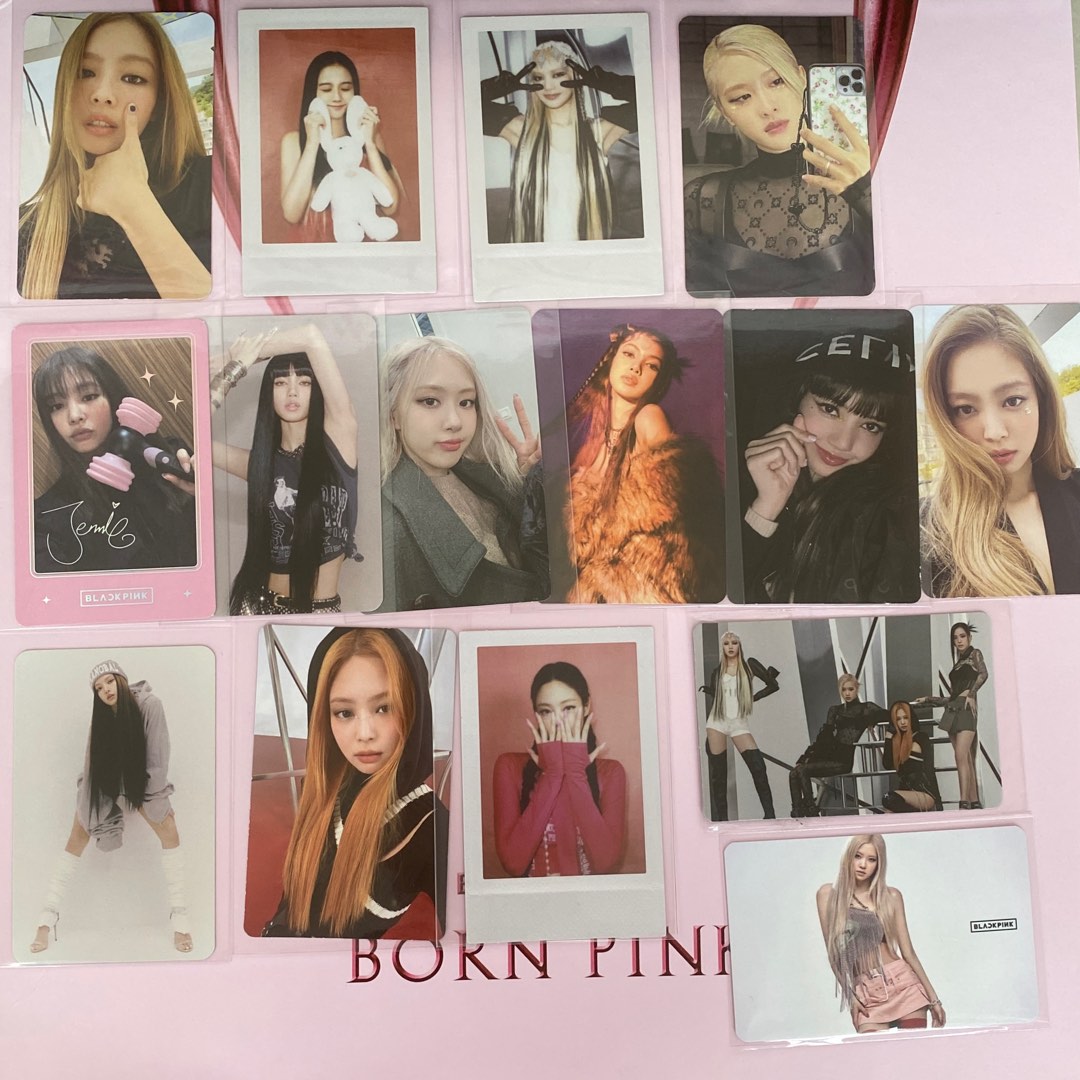 blackpink clearance photocards pc wts lfb born pink vinyl limited ...