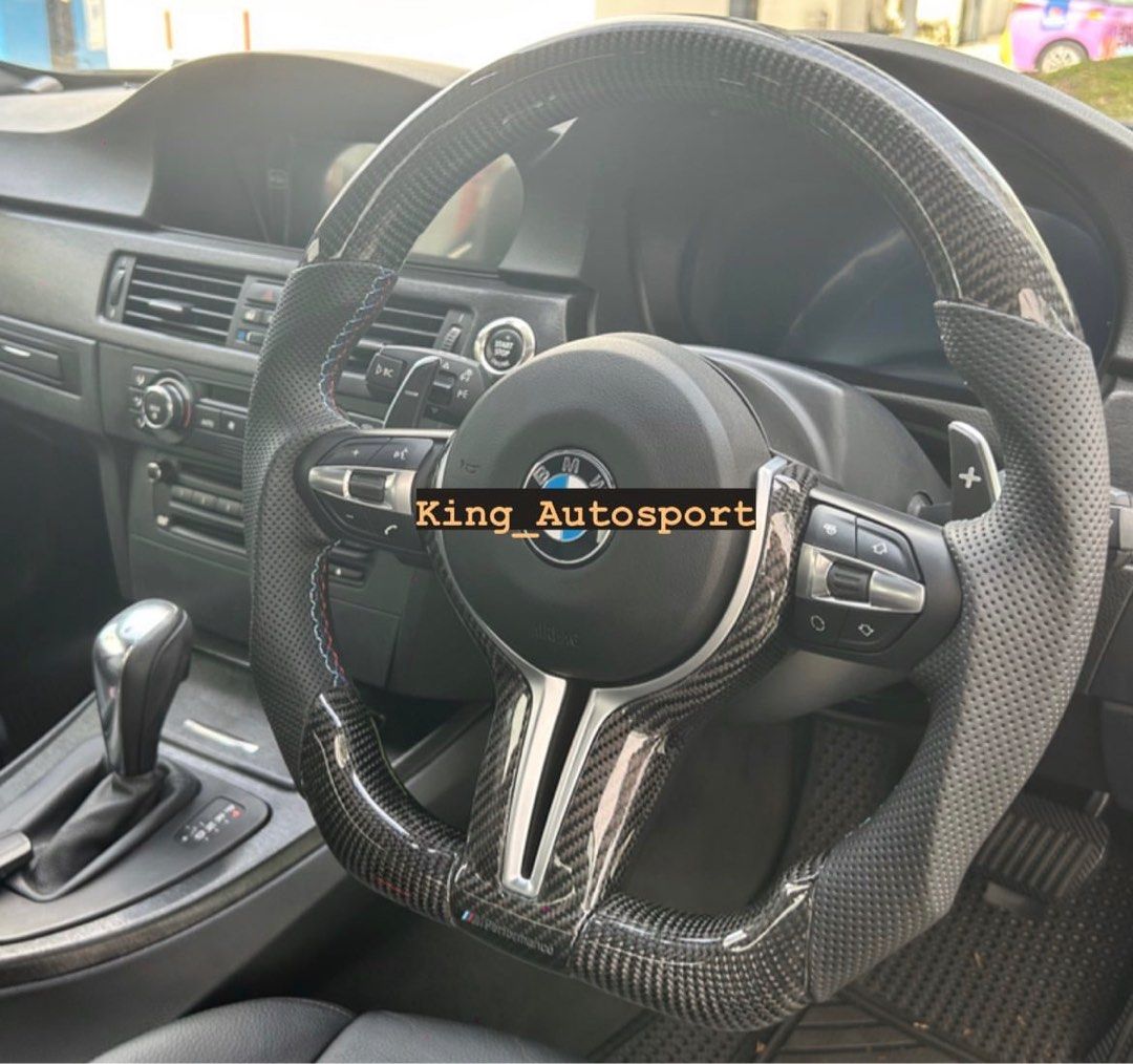 BMW E92 E90 Msport Steering Wheel for E90 E92 E93, Car Accessories ...