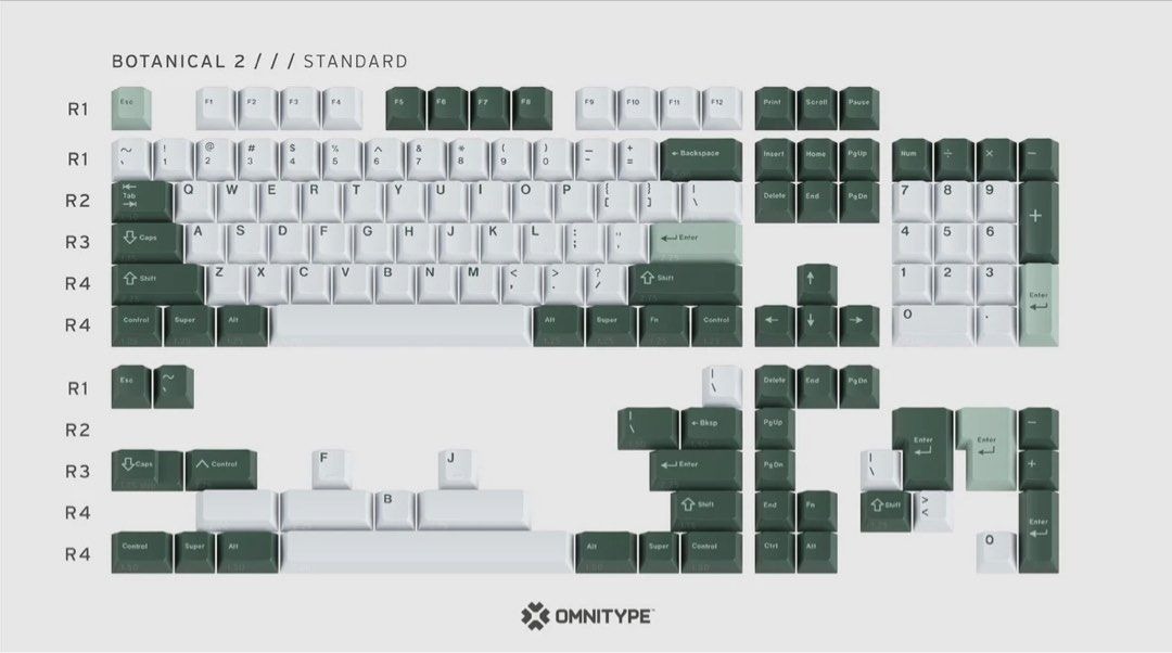 [BNIB] GMK Botanical R2 Base (Standard Kit), Computers & Tech, Parts ...