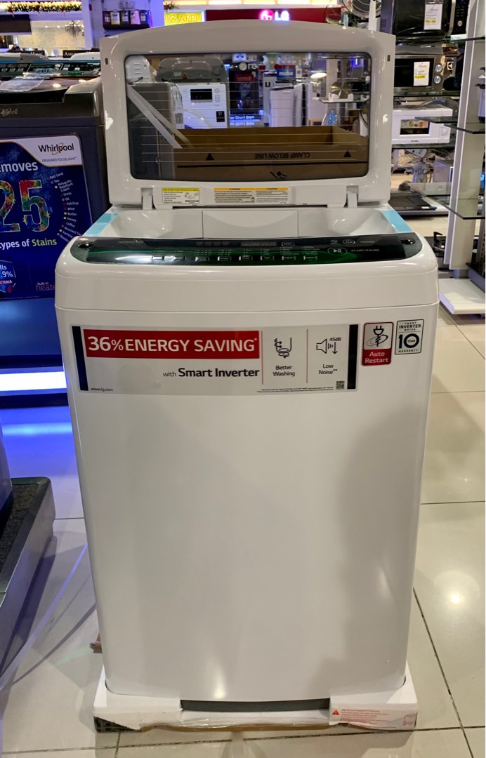 Brand New LG T2107VS2W 7.0kg Fully Automatic Top Load Inverter Washing ...