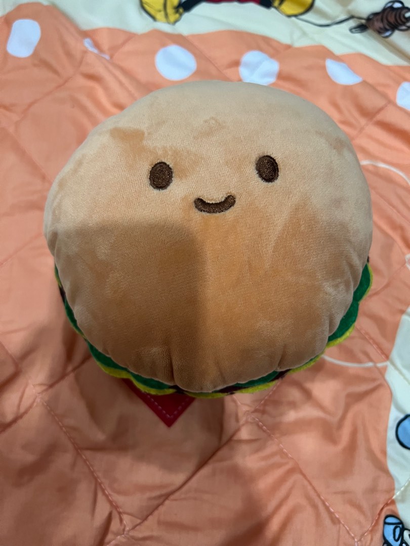 Burger plushies, Hobbies & Toys, Toys & Games on Carousell