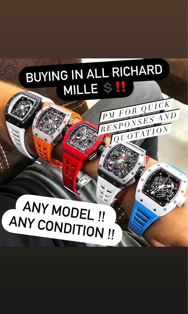 Buying ALL Richard Mille Watch RM011 RM11 RM30 RM030 RM55 RM055 RM29 ...