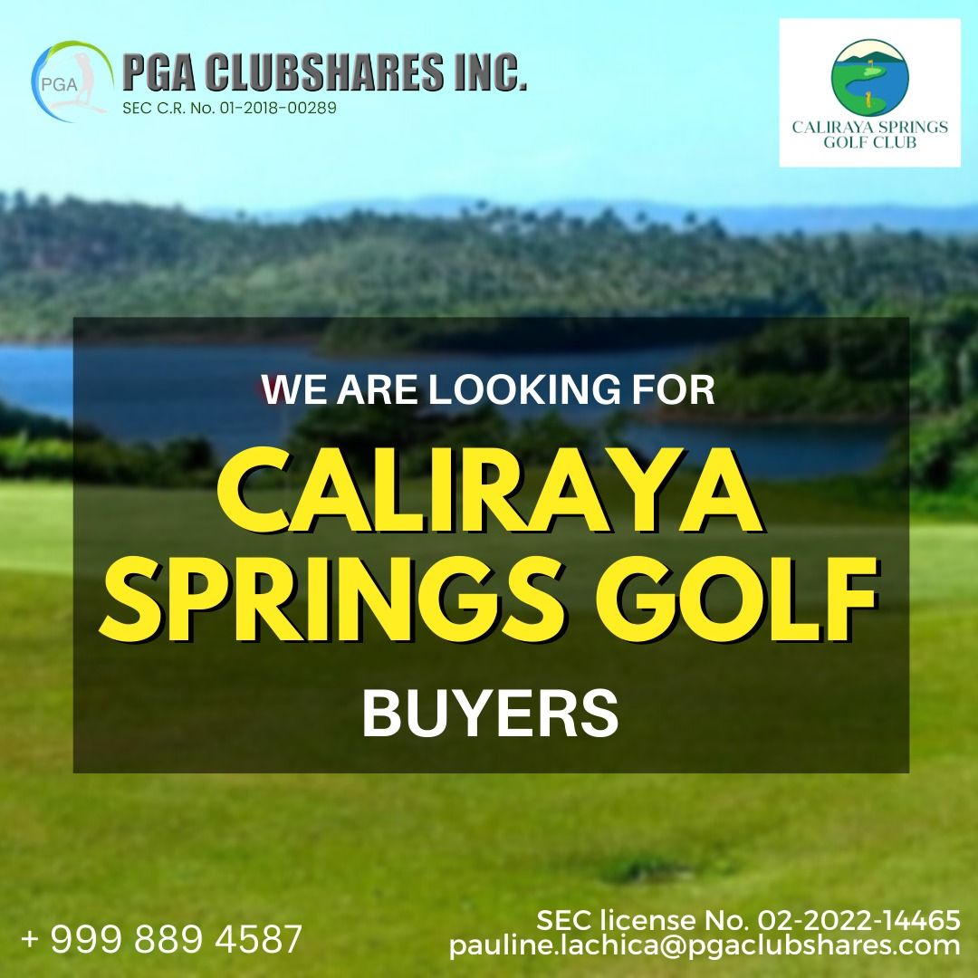 CALIRAYA SPRINGS GOLF CLUB - PGA GOLFSHARES on Carousell