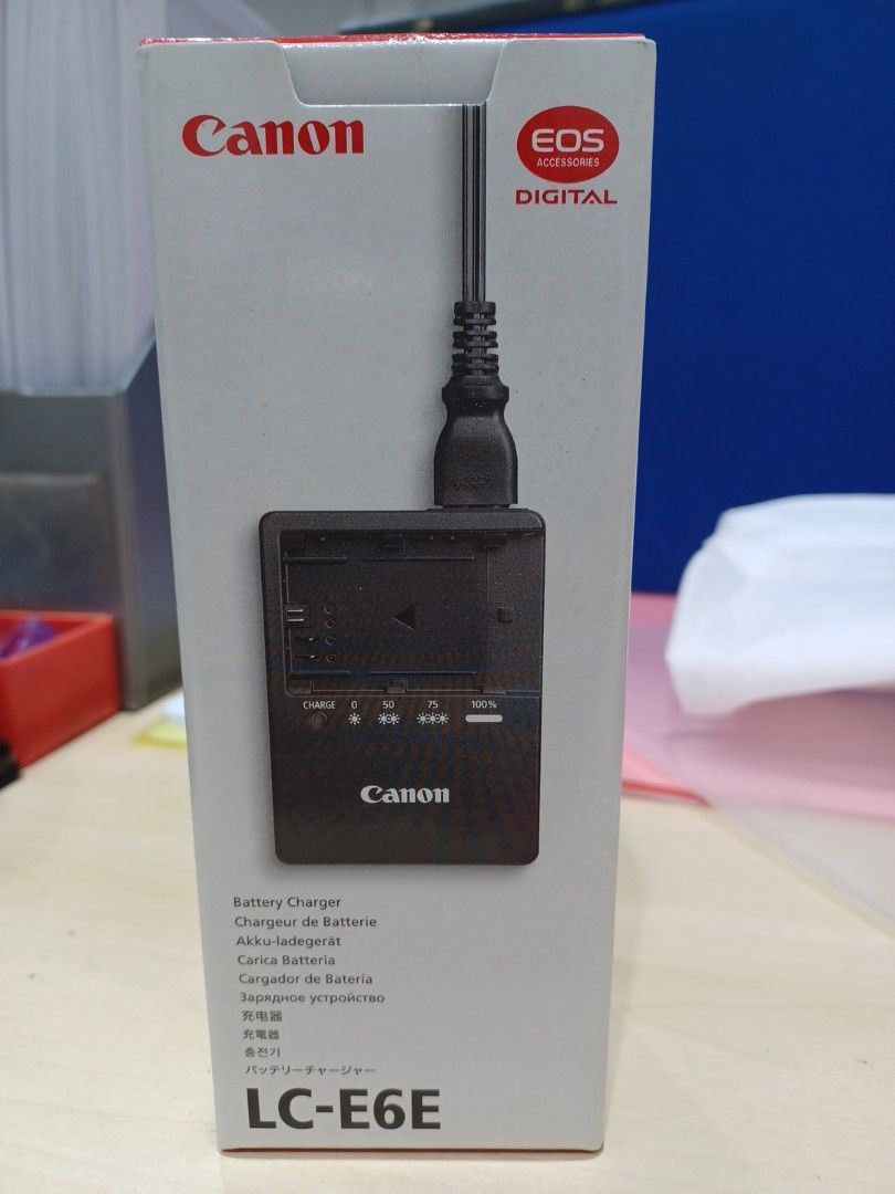 Canon Battery Charger LC-E6E, Photography, Photography Accessories ...