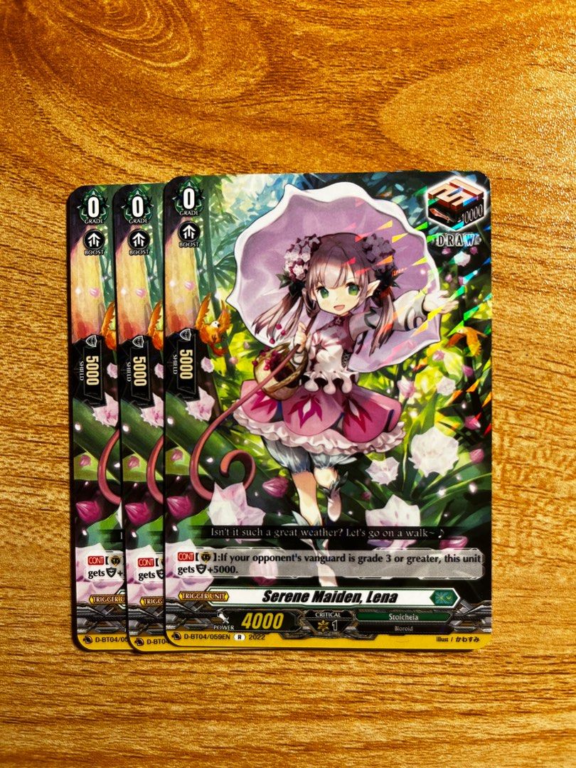 Cardfight Vanguard Stoicheia Triggers, Hobbies & Toys, Toys & Games on ...