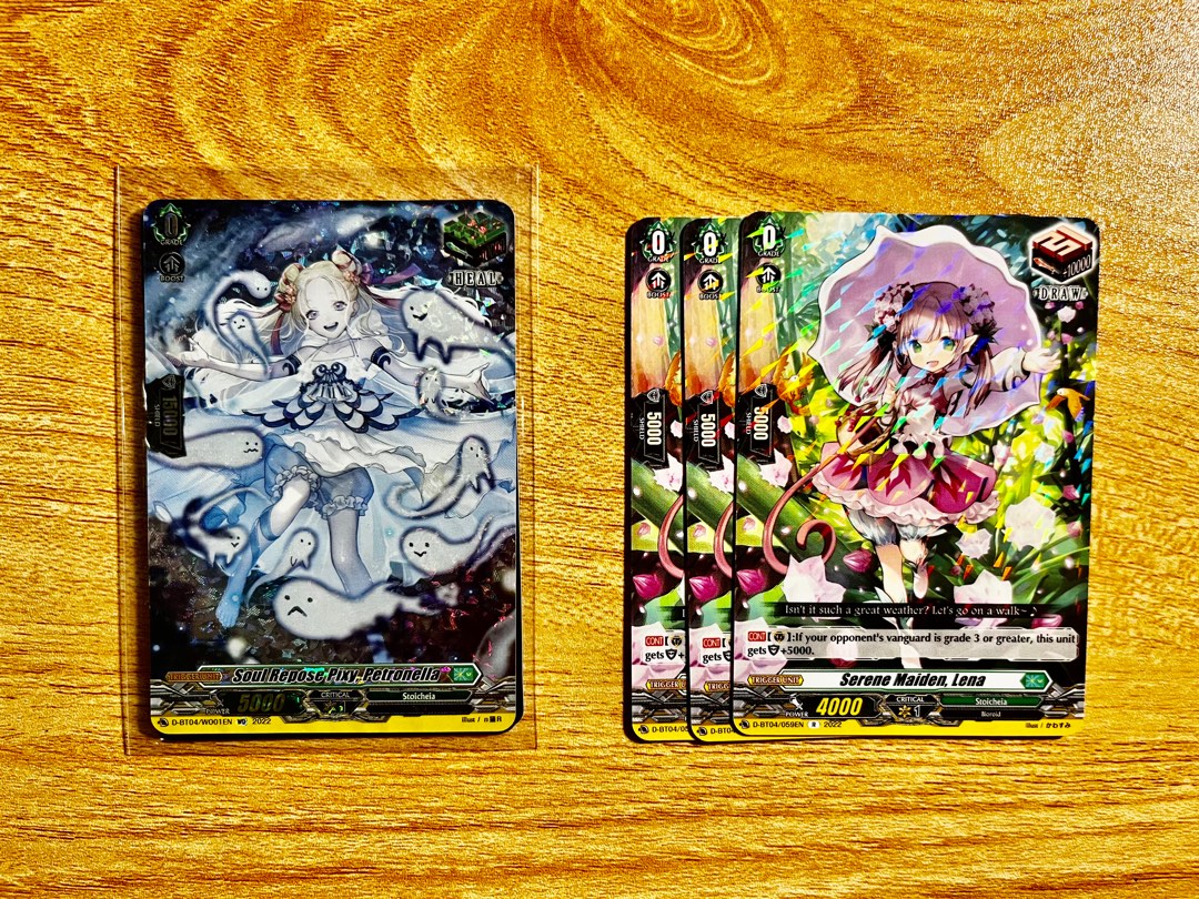 Cardfight Vanguard Stoicheia Triggers, Hobbies & Toys, Toys & Games on ...