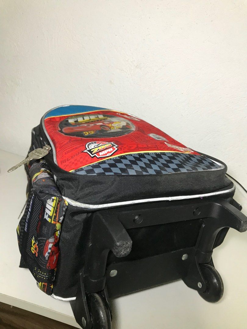 CARS TROLLEY BAG, Women's Fashion, Bags & Wallets, Backpacks on Carousell