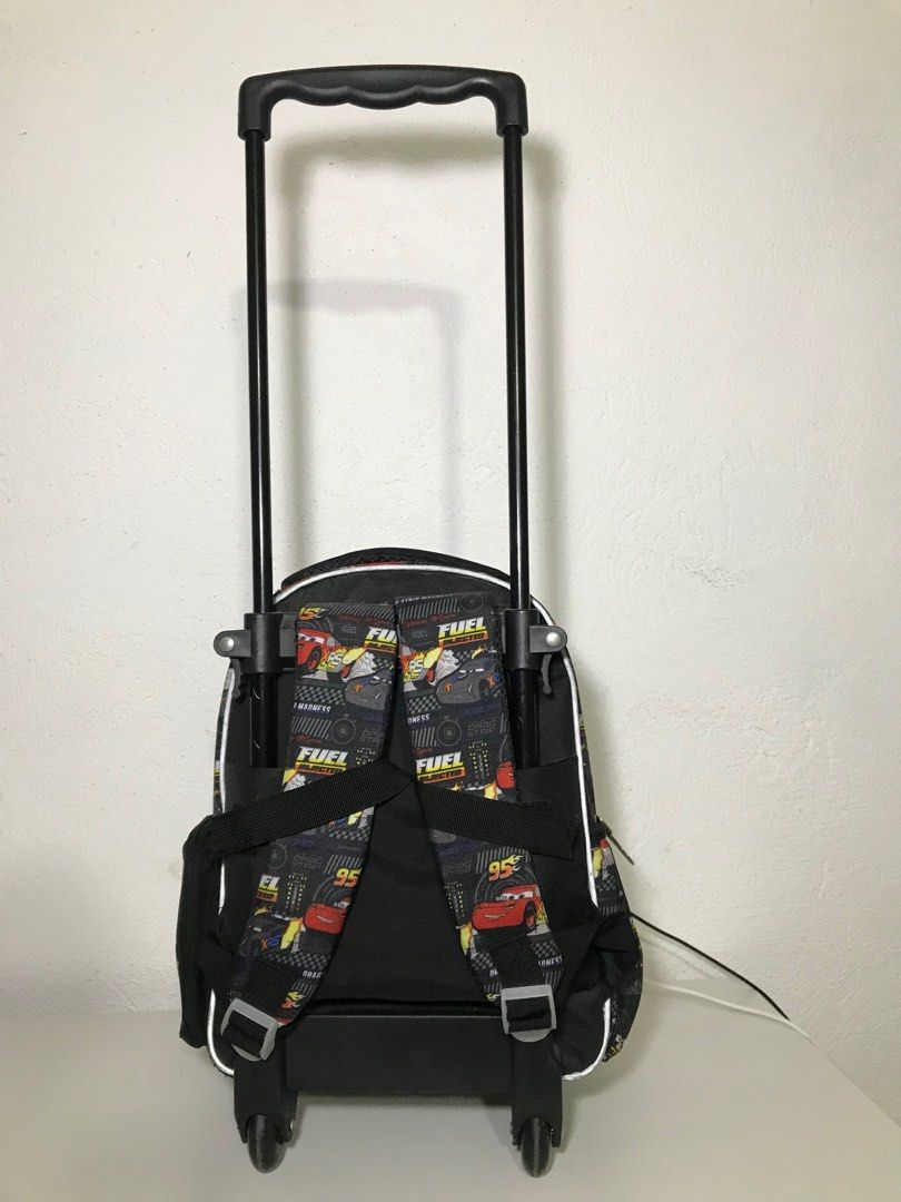 CARS TROLLEY BAG, Women's Fashion, Bags & Wallets, Backpacks on Carousell