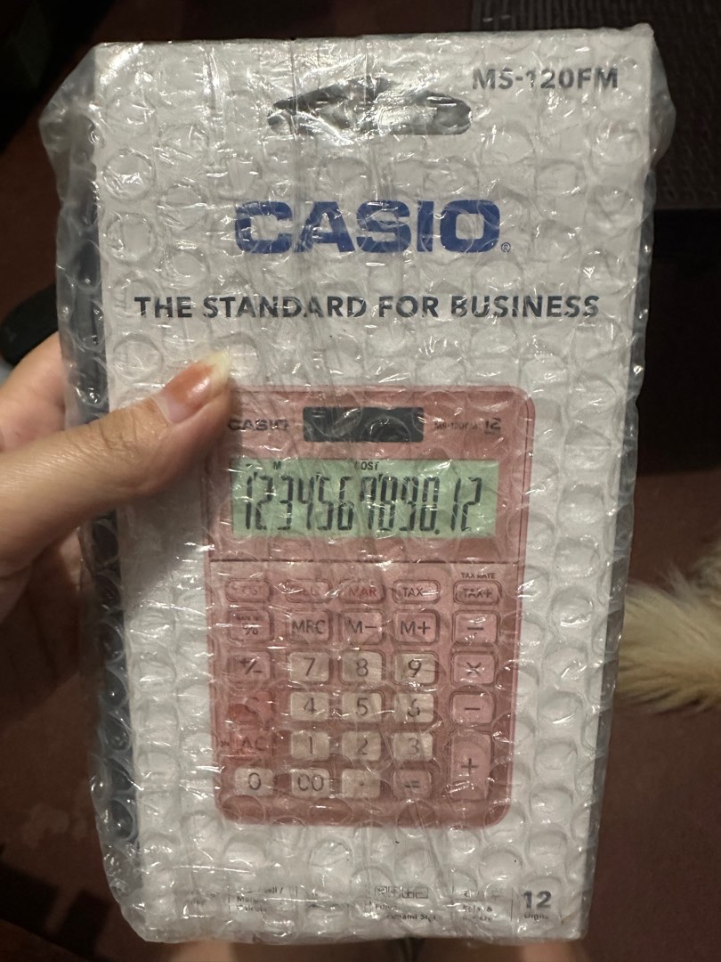 CASIO CALCULATOR MS-120FM, Computers & Tech, Office & Business ...