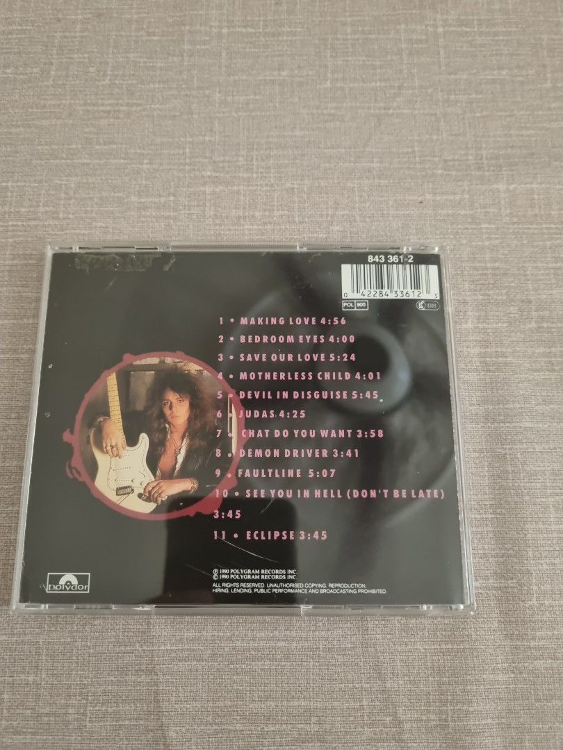 CD Yngwie Malmsteen Eclipse, Hobbies & Toys, Music & Media, CDs & DVDs on Carousell
