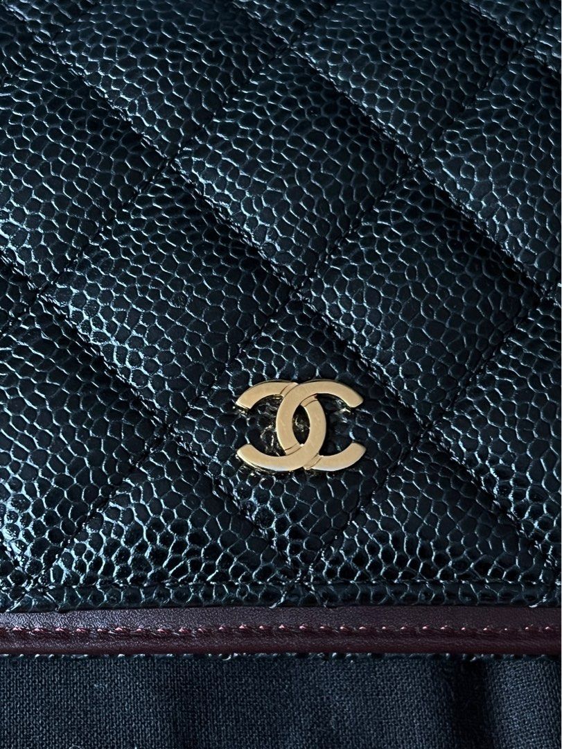 Chanel Classic Yen Wallet in Black Caviar GHW, Luxury, Bags & Wallets ...
