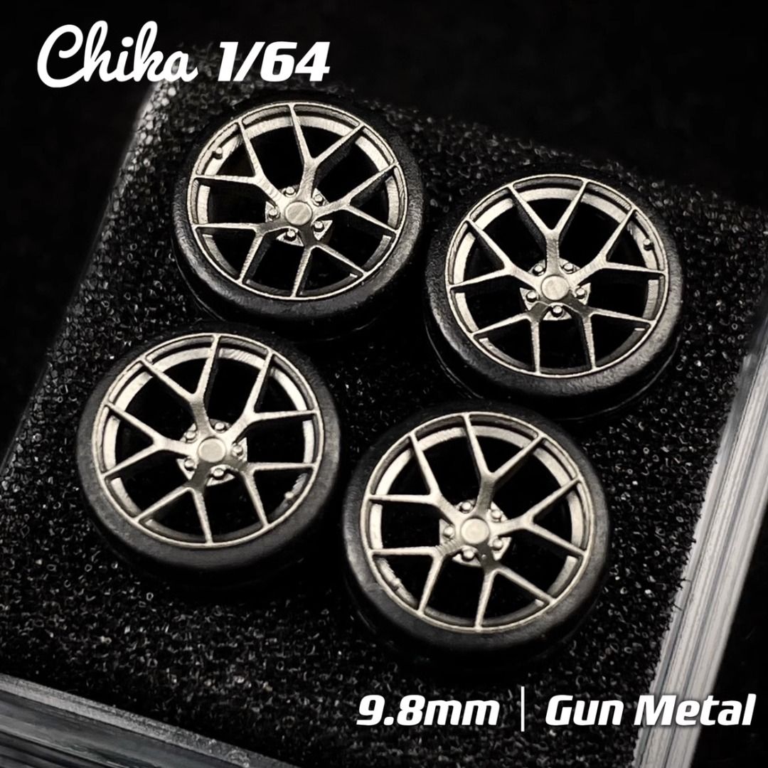 Chika Nabe's BBS FIA FID FIR Rim Wheel 8.9 / 9.8mm for 1/64 Scale ...