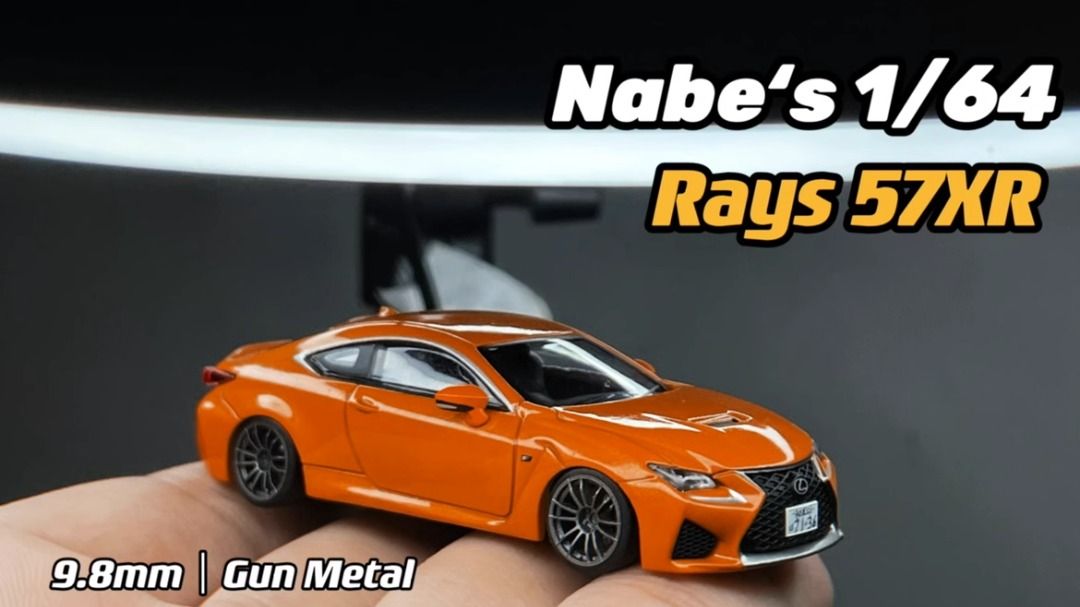 Chika Nabe's Rays 57XR Rim Wheel 8.9mmfor 1/64 Scale Custom, Hobbies & Toys, Toys & Games on ...