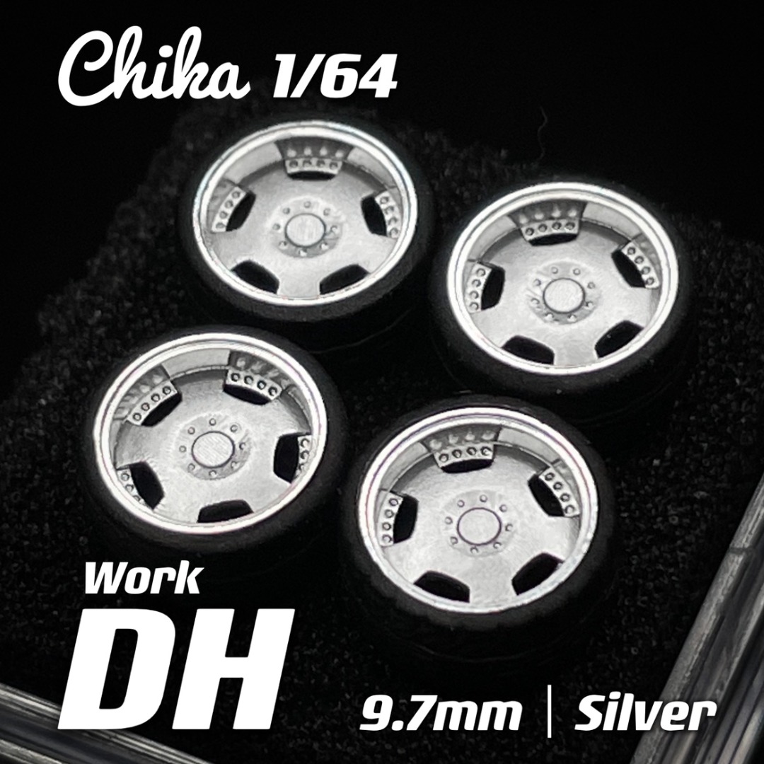 Chika Nabe's Work DH Rim Wheel 8.9 / 9.7mm for 1/64 Scale Custom ...