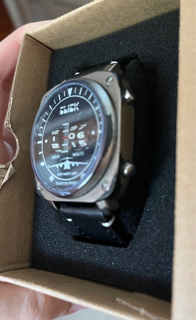 Click altimeter revolving watch, Men's Fashion, Watches & Accessories ...