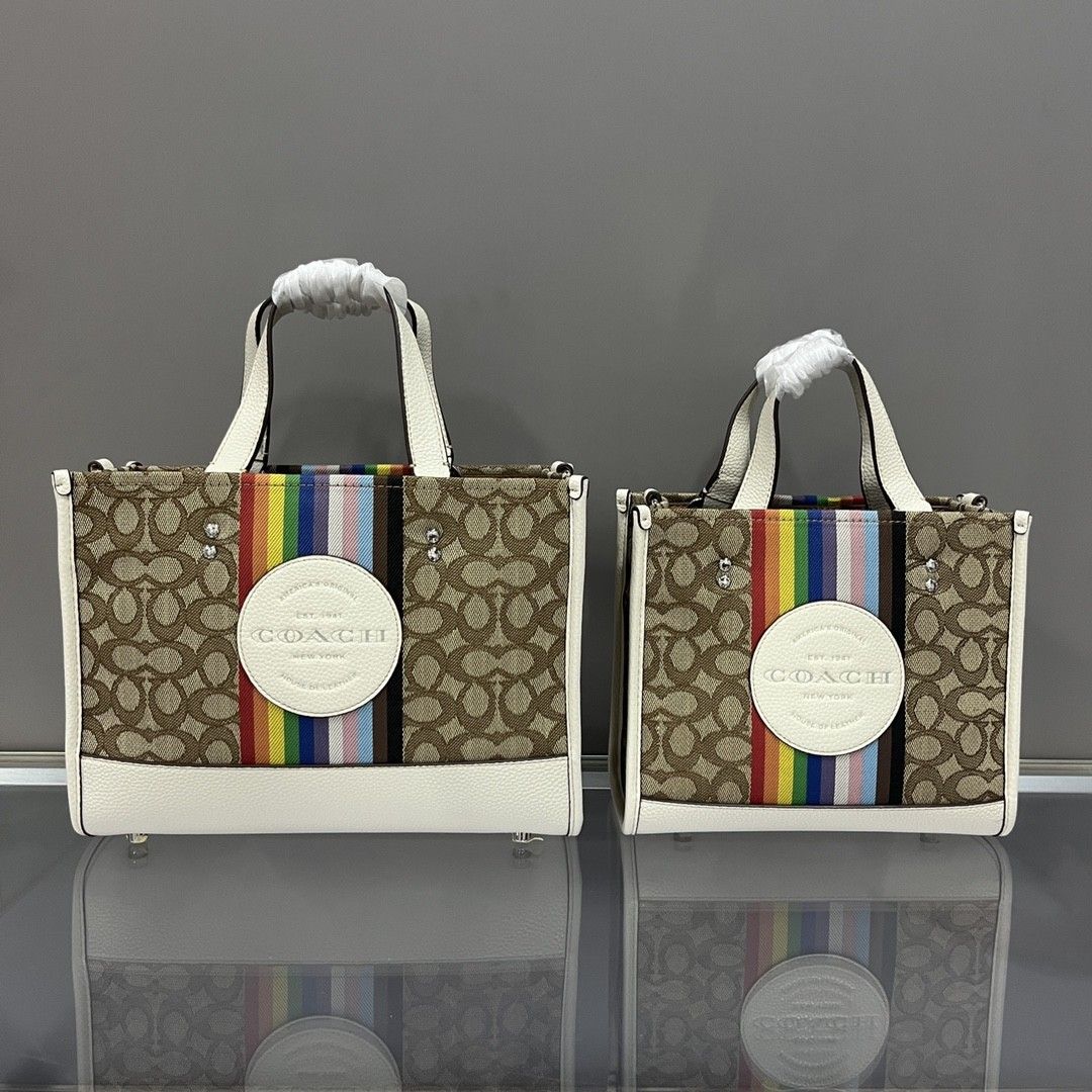 Coach Dempsey field tote 22/ 30, Women's Fashion, Bags & Wallets, Tote ...