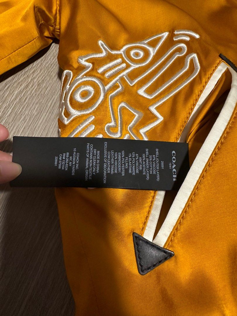 Coach x Keith collab Bomber Jacket, Men's Fashion, Coats, Jackets and ...