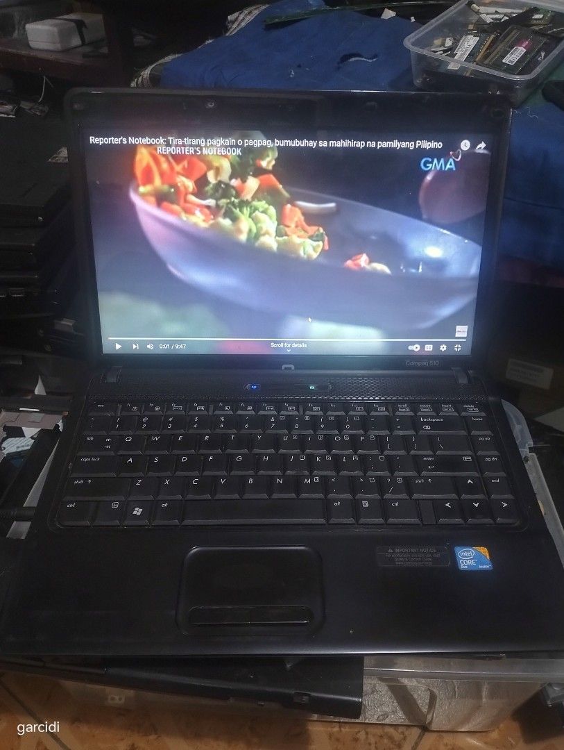 Compaq 510 budget meal laptop on Carousell
