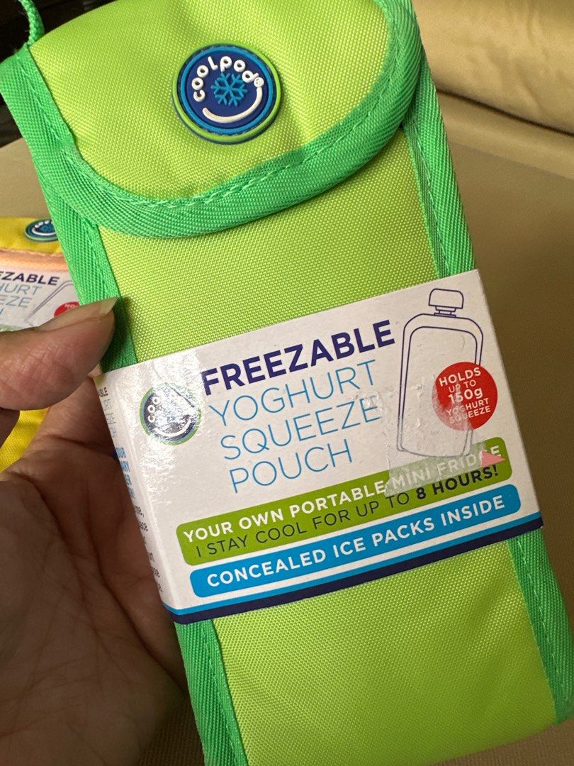 Coolpod Freezable Yoghurt Squeeze Pouch - Cooler for Small Juice Packs ...