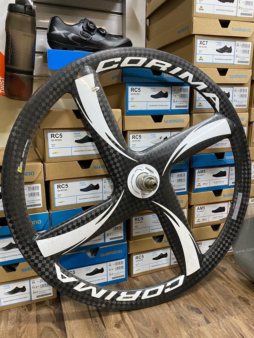 Corima track rear wheel 4spoke fourspoke aerospoke, Sports Equipment ...