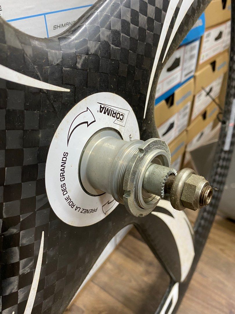 Corima track rear wheel 4spoke fourspoke aerospoke, Sports Equipment ...