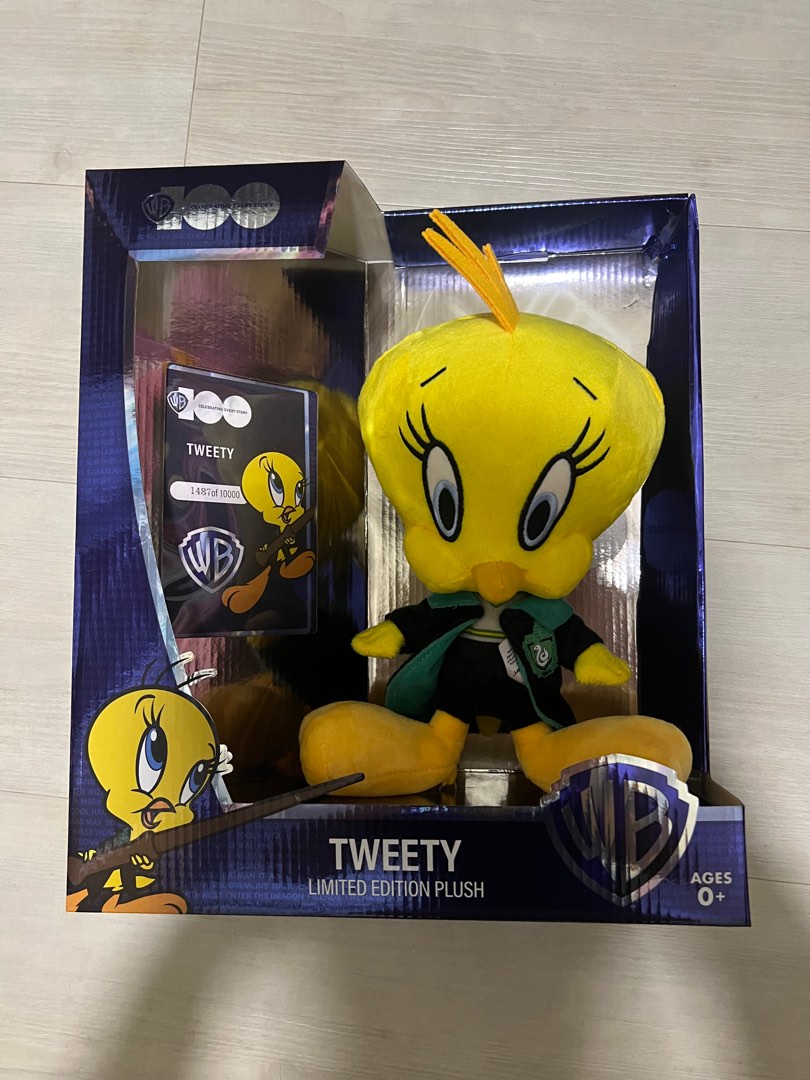 Cpcm Limited Edition Plush - Looney Tunes Tweety Bird in Slytherin robe ...