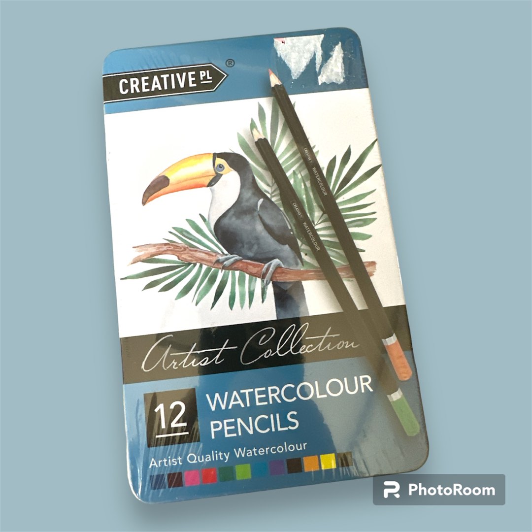 Creative PL (Aldi Australia) 12 Piece Watercolor Pencils - Damaged Case ...
