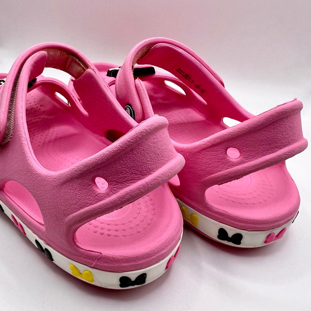 CROCS Kid’s Fun Lab Crocband Disney Minnie Mouse Sandals on Carousell
