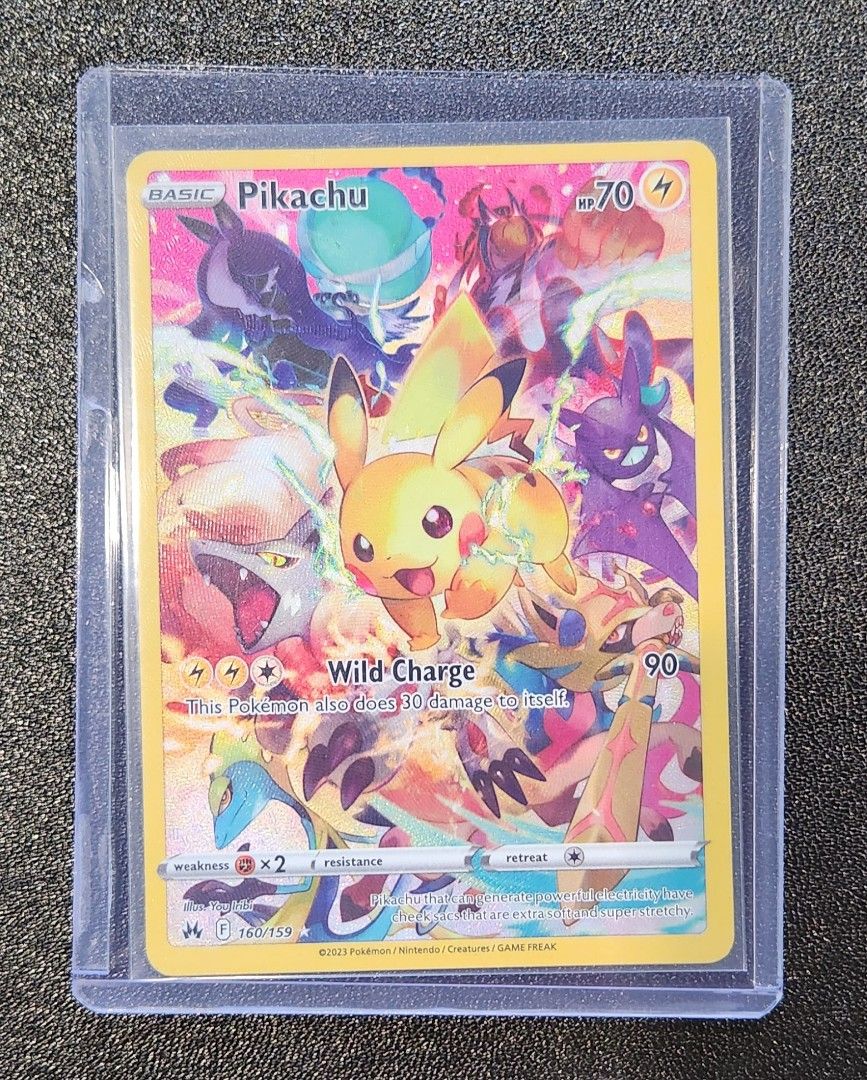 Crown Zenith Pikachu SAR, Hobbies & Toys, Toys & Games on Carousell