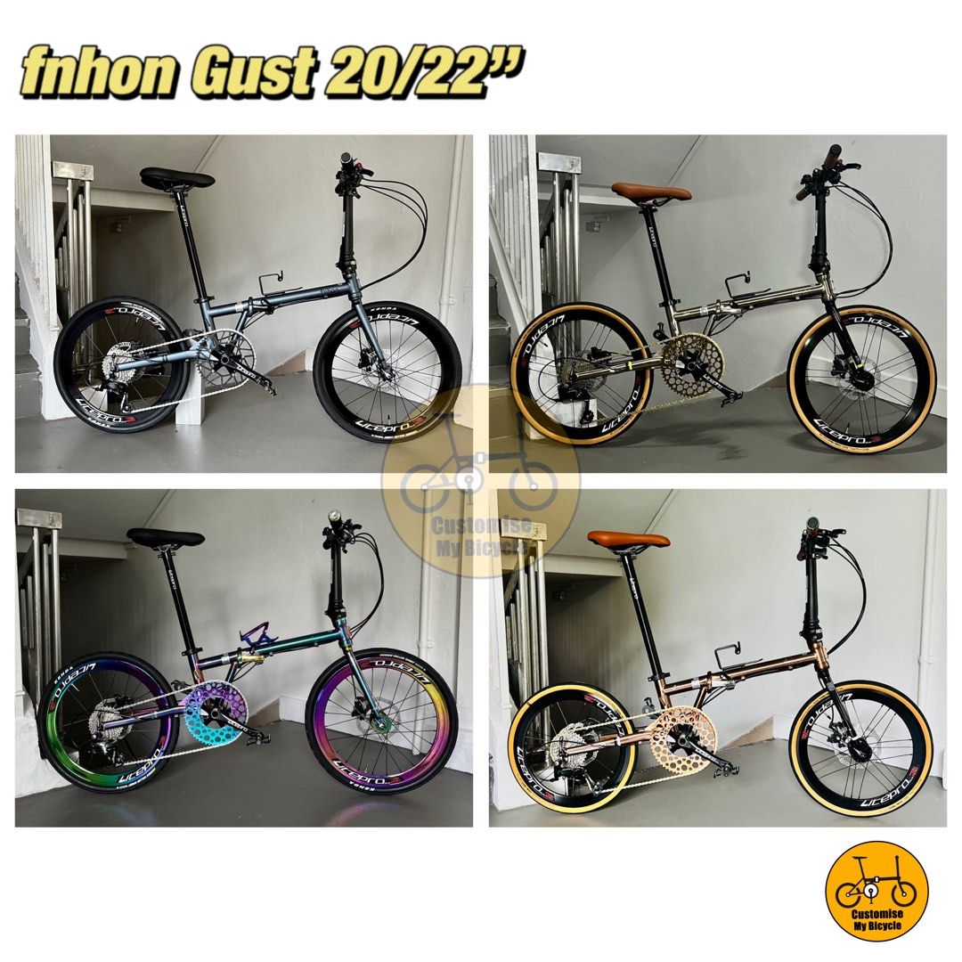 Customise Fnhon Gust • Foldable Bicycle Foldie Fold Folding Bike ...