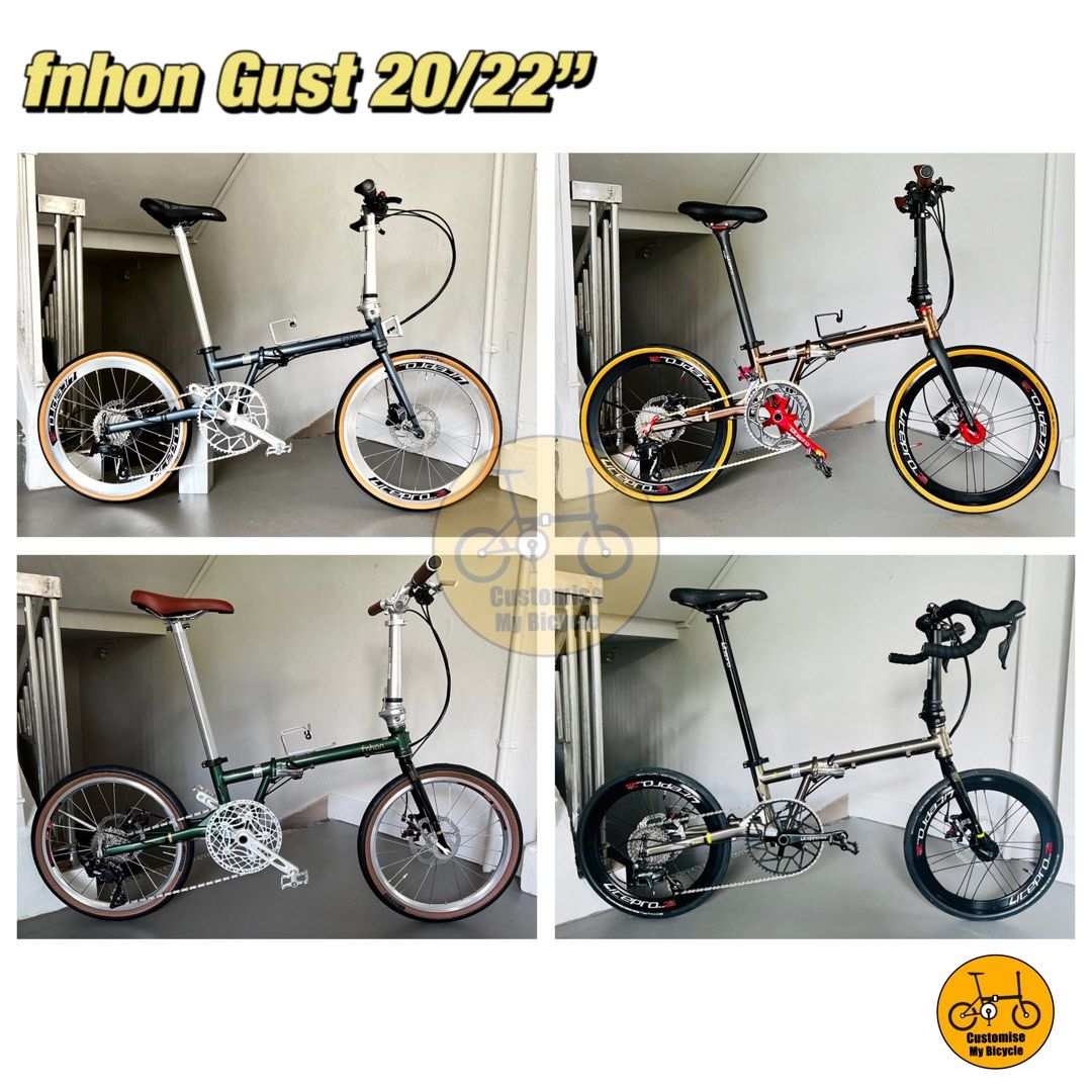 Customise Fnhon Gust • Foldable Bicycle Foldie Fold Folding Bike ...