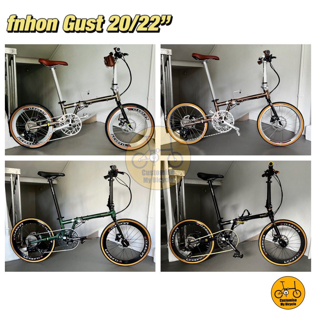 Customise Fnhon Gust • Foldable Bicycle Foldie Fold Folding Bike ...