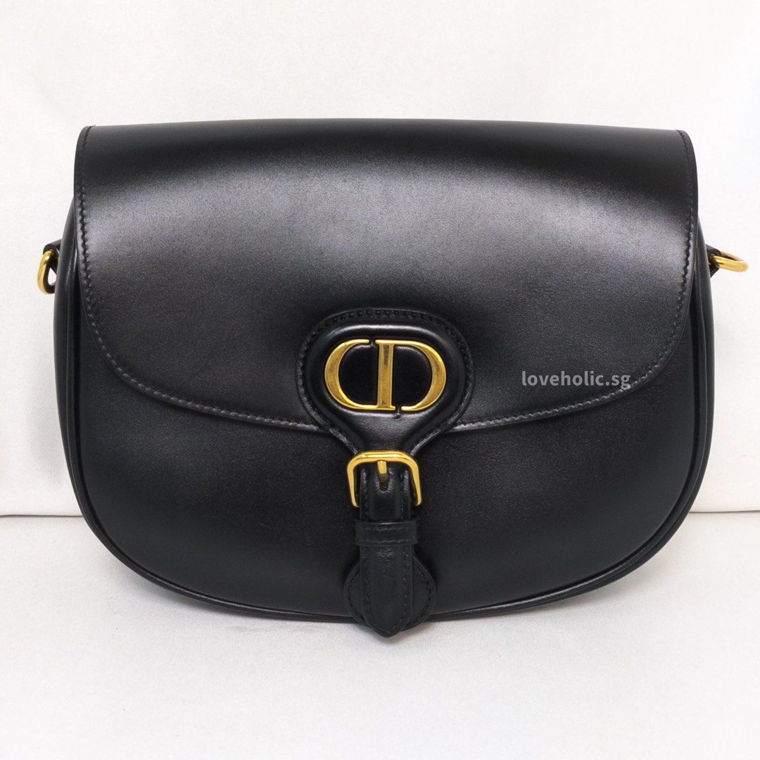 Dior Bobby Medium | Black Calfskin Gold Hardware sku 1971, Luxury, Bags & Wallets on Carousell