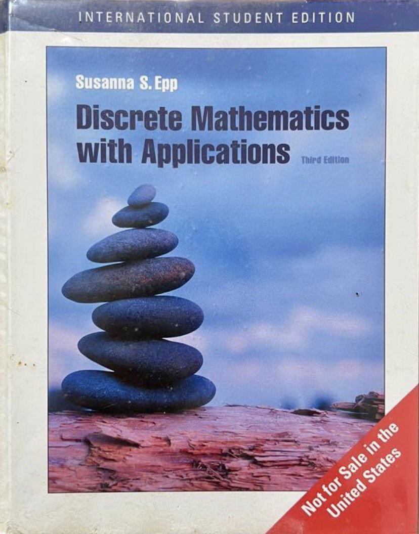 Discrete Mathematics with Applications by Susanna S. Epp, Hobbies ...