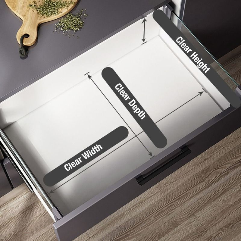 Dish Plate Drying Rack Kitchen Organizer Drawer Storage Cabinet ...