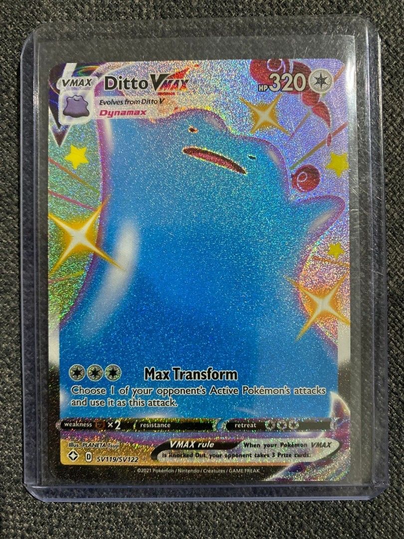 Ditto vmax shiny pokemon card shining fates, Hobbies & Toys, Toys ...