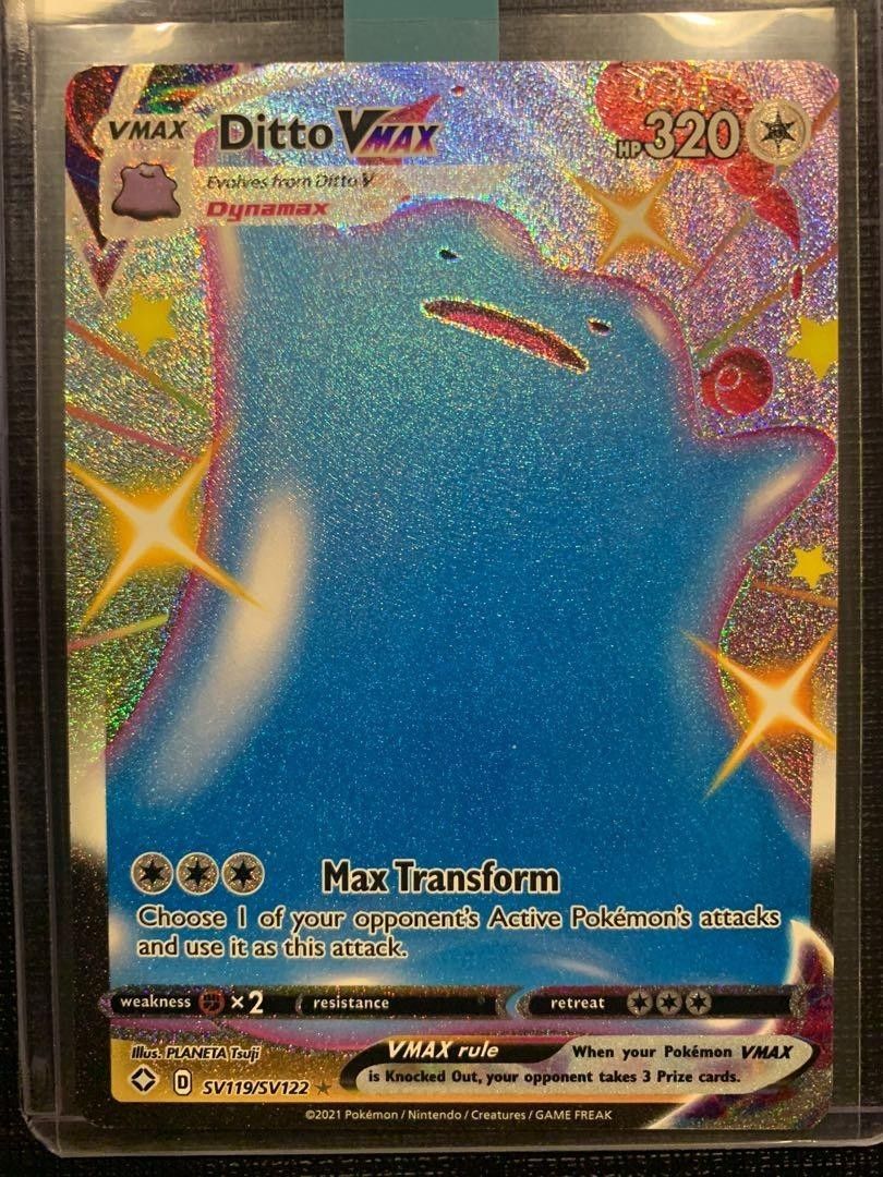 Ditto vmax shiny pokemon card shining fates, Hobbies & Toys, Toys ...
