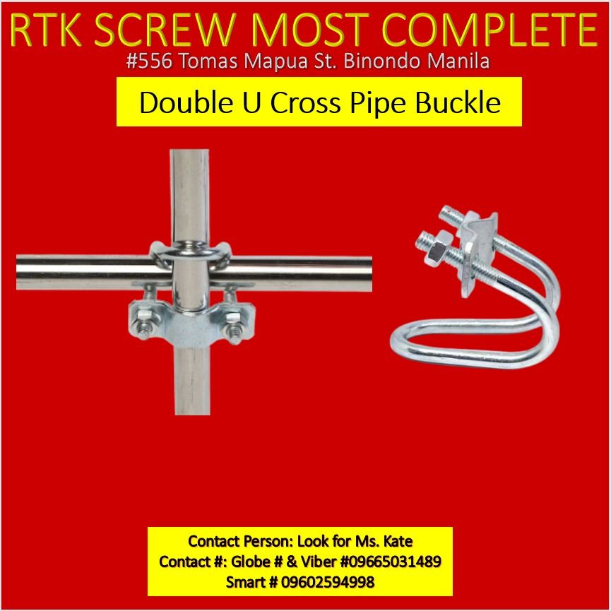 Double U Cross Pipe Buckle on Carousell