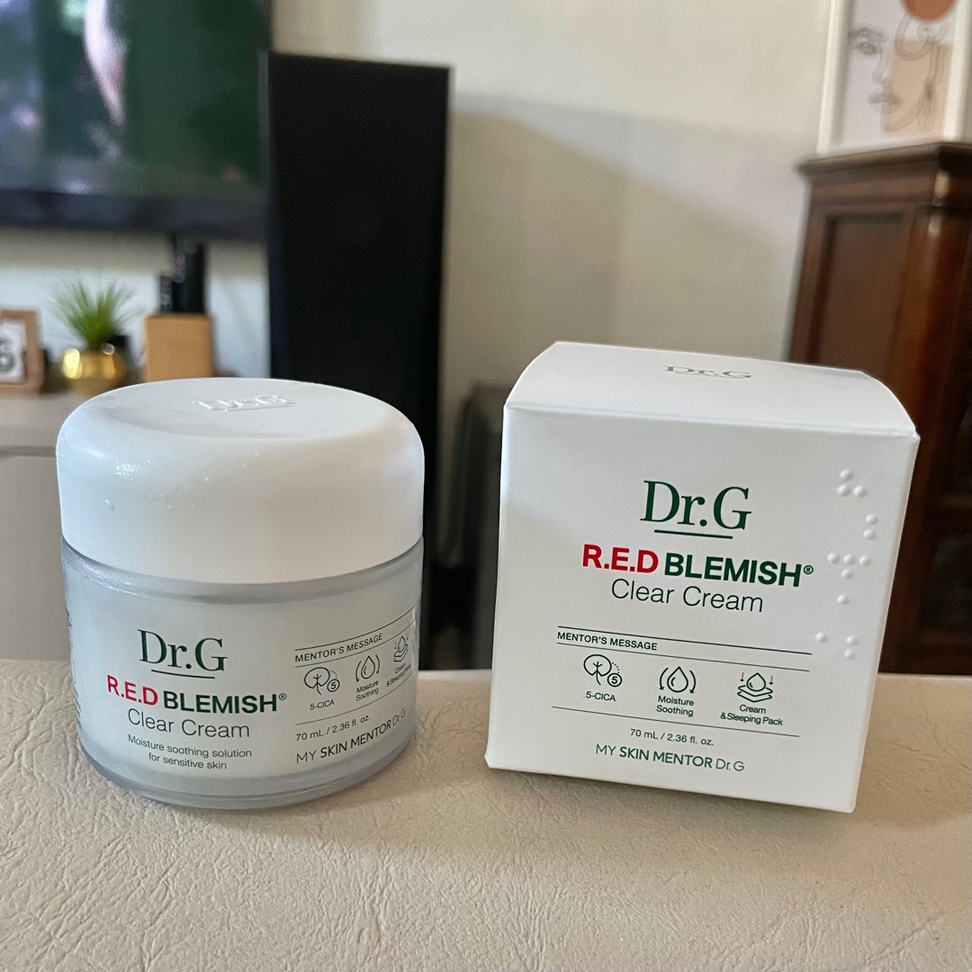 Dr. G Red Blemish Clear Soothing Cream 70ml, Beauty & Personal Care ...