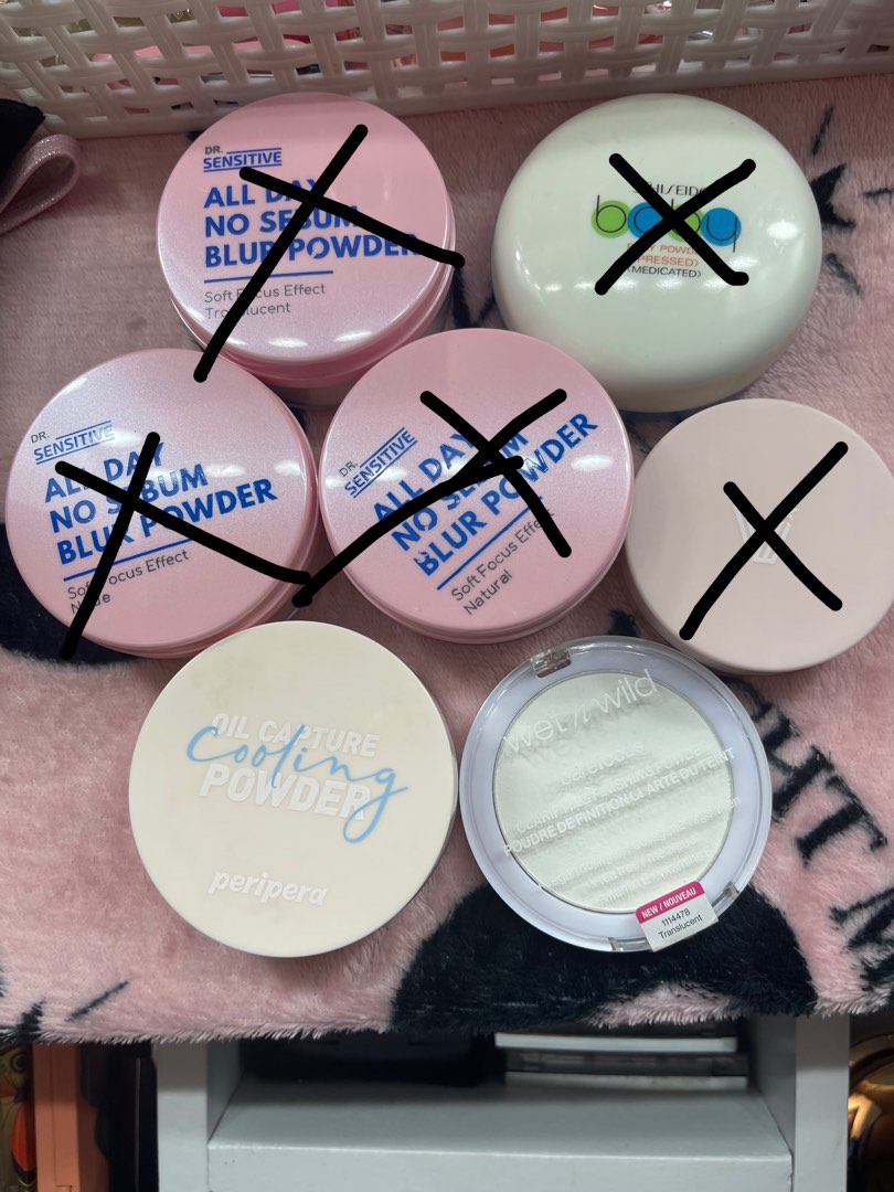 Dr. Sensitive powder, shiseido, vice co, peripera & wet n wild, Beauty ...