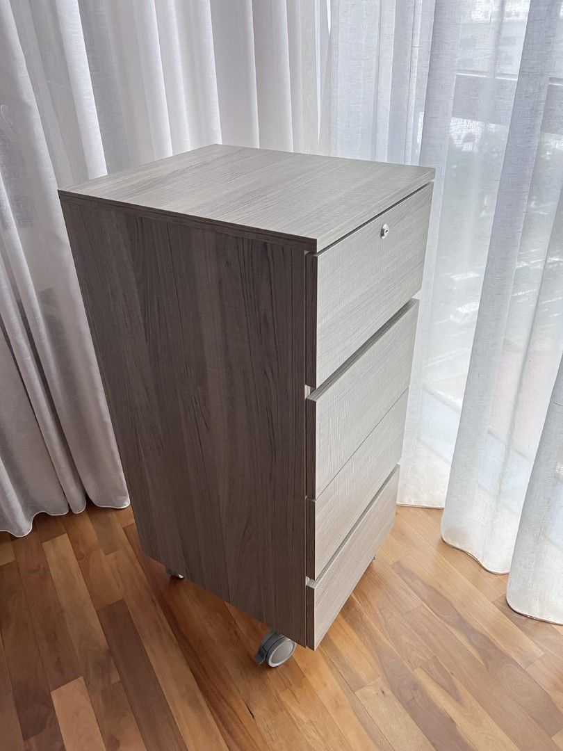 Drawers Module of 4 Drawers with Wheels (Better than IKEA), Furniture & Home Living, Furniture ...