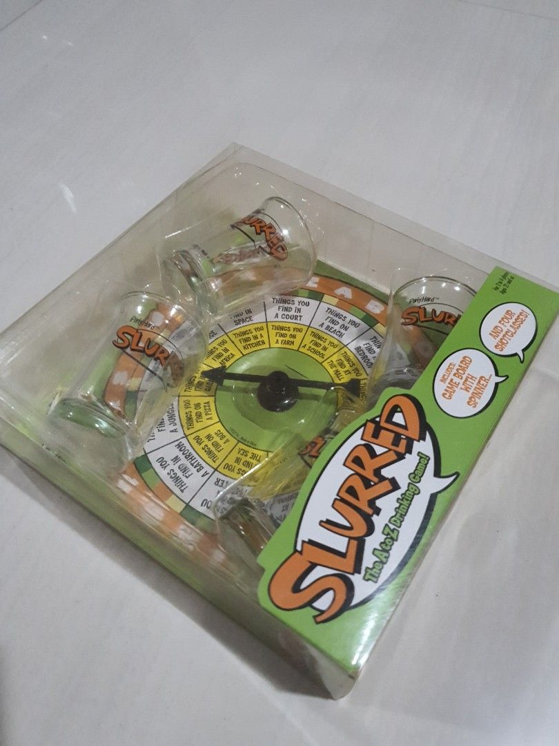 Drinking game- Slurred, Hobbies & Toys, Toys & Games on Carousell