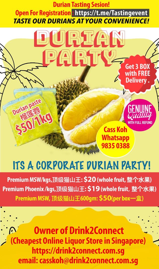 durian durians for Corporate Party for MSW Durian, 100% MSW Corporate ...