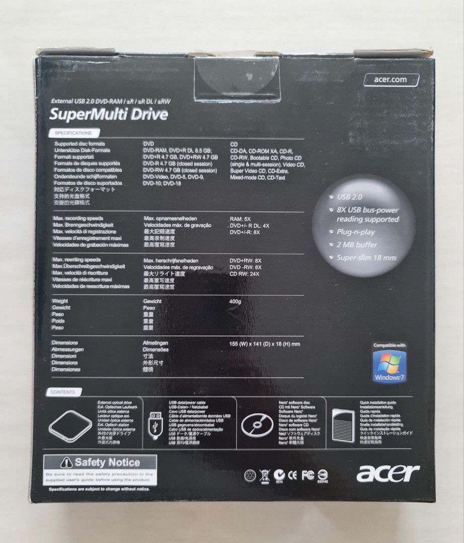 External USB DVD-RAM, Computers & Tech, Parts & Accessories, Computer ...