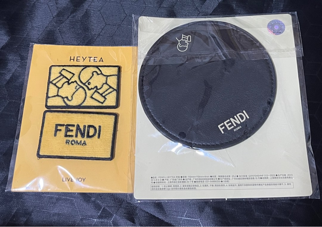 Fendi x heytea limited edition fr China, Luxury, Accessories on Carousell