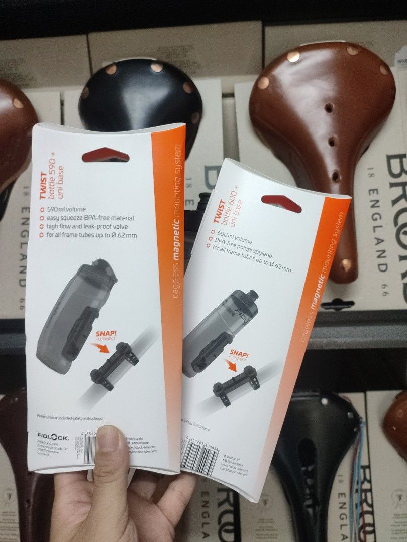 Fidlock Bottles + unibase for Brompton Birdy Bicycle Water Bottle ...