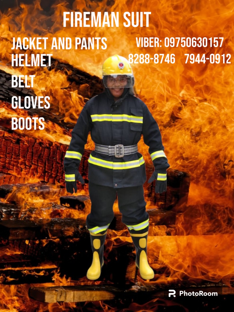 FIREMAN SUIT, Men's Fashion, Coats, Jackets and Outerwear on Carousell